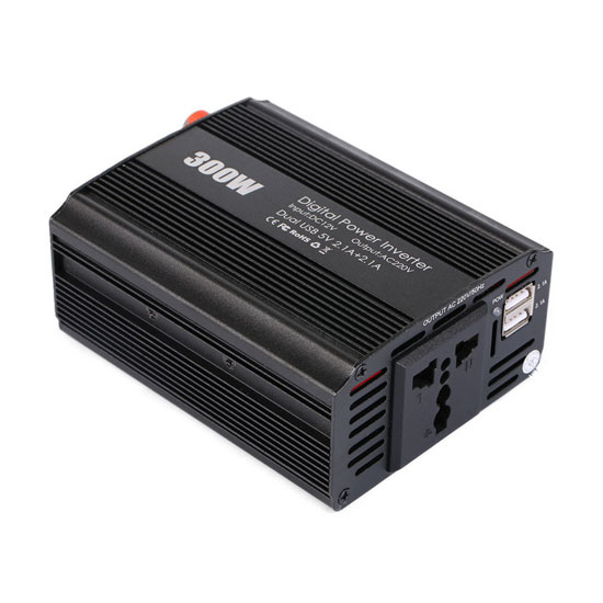 300W Car Power Inverter, DC 12V to AC 110V/220V | inverter.com