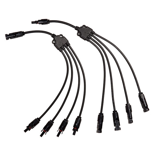 Solar Cable Connector, Y Branch 4 to 1 | inverter.com