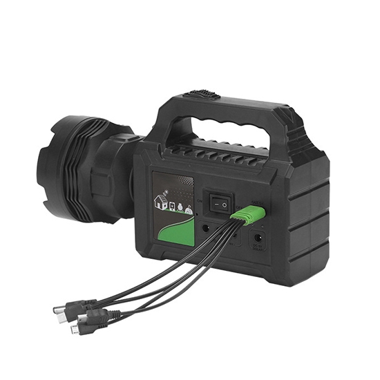 50W Handheld Solar Floodlight Outdoor with Stand, 4000mAh | inverter.com
