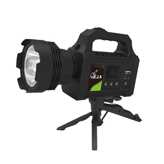 50W Handheld Solar Floodlight Outdoor with Stand, 4000mAh | inverter.com