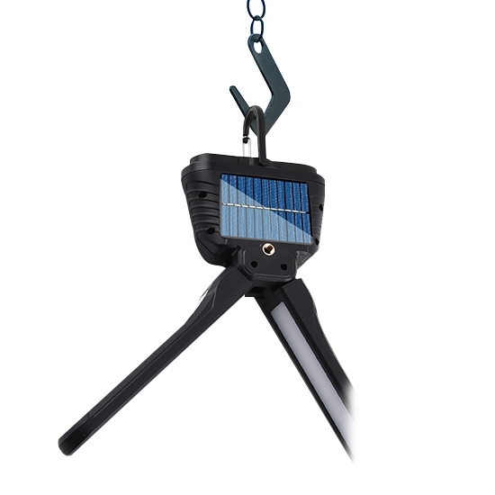 Handheld Solar Powered LED Flashlight with Hanging Hook | inverter.com