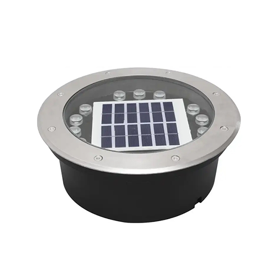 Outdoor 14 LED Solar in-Ground Light with Remote Control | inverter.com