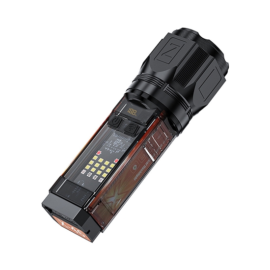 Solar Rechargeable Flashlight with Telescopic Zoom | inverter.com